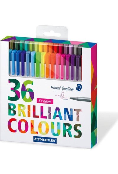 Staedtler Finelıner Triplus 36Lı 334 C36 Staedtler Finelıner Triplus 36Lı 334 C36