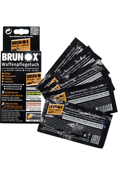 Brunox Silah Bakım Mendili 5'li Paket
