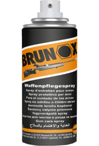 Brunox Silah Bakım Yağı 100 ML Aerosol Sprey Brunox Silah Bakım Yağı 100 ML Aerosol Sprey