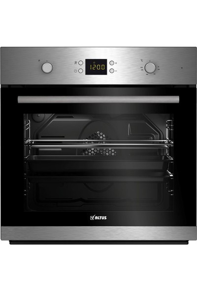 Altus ALA-137 I LCD Ekranlı 7 Fonksiyonlu Cam Ankastre Fırın Siyah