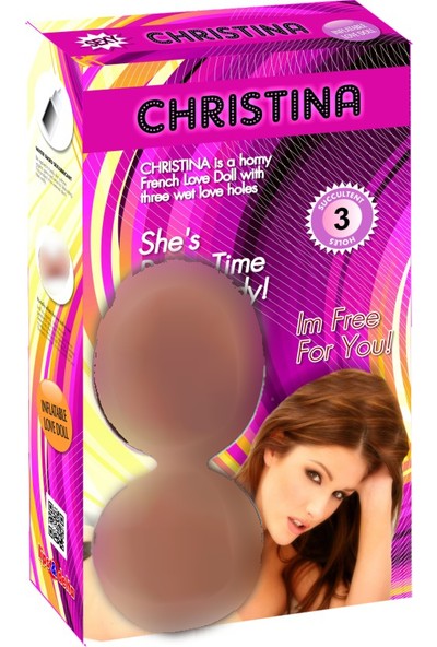 Lovetoy Christina Realistik Suni Vajinalı Şişme Bebek Manken Kadın