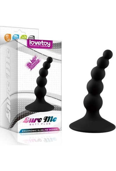 Lovetoy Lure Me Silikon Anal Plug 10 Cm Tıkaç Tıpa Mastürbatör