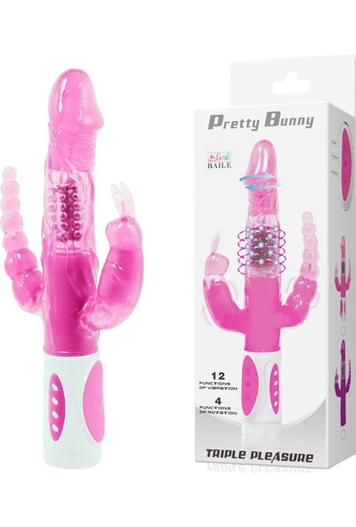 Pretty Love Oynar Başlı Titreşimli Çatal Dildo Teknolojik Vibratör Pretty Love Oynar Başlı Titreşimli Çatal Dildo Teknolojik Vibratör