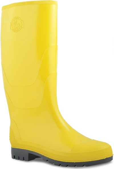 Ulaş PVC İşçi Çizmesi Merdane Uzun Sarı