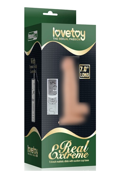 Lovetoy Real Extreme Titreşimli Vibratör Realistik Penis 17 Cm Lovetoy Real Extreme Titreşimli Vibratör Realistik Penis 17 Cm