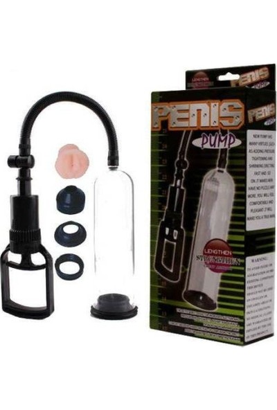 Pretty Love 19Cm Süper Emiş Gücü Penis Vakum Pompası + Suni Vajina Başlık Pretty Love 19Cm Süper Emiş Gücü Penis Vakum Pompası + Suni Vajina Başlık
