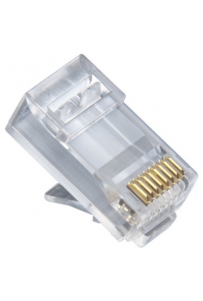 Whitecom 100 Adet Rj45 Jack Cat5 İnternet Kablo Kablosu Ucu Konnektör Connector Whitecom 100 Adet Rj45 Jack Cat5 İnternet Kablo Kablosu Ucu Konnektör Connector