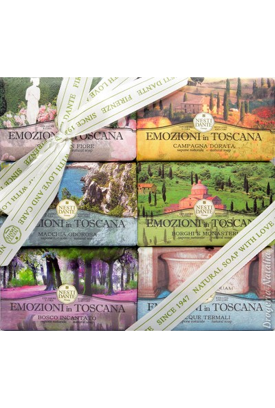 Nesti Dante Emozioni In Toscana The Collection Sabun Set 150 Gr*6