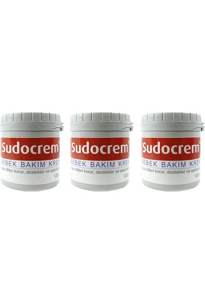 Sudocrem Bebek Bakım Kremi 3 Adet X 125 Gr Sudocrem Bebek Bakım Kremi 3 Adet X 125 Gr
