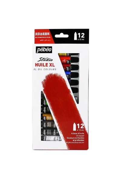 Pebeo 12 ml. 12'li Yağlı Boya Seti 666012 Pebeo 12 ml. 12'li Yağlı Boya Seti 666012