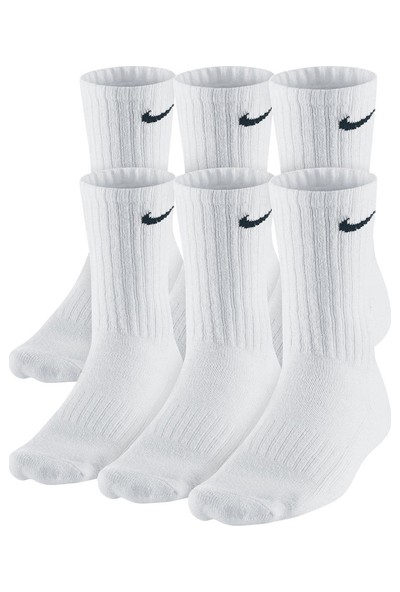 Nike SX5171100 Beyaz 6'lı Çorap Seti