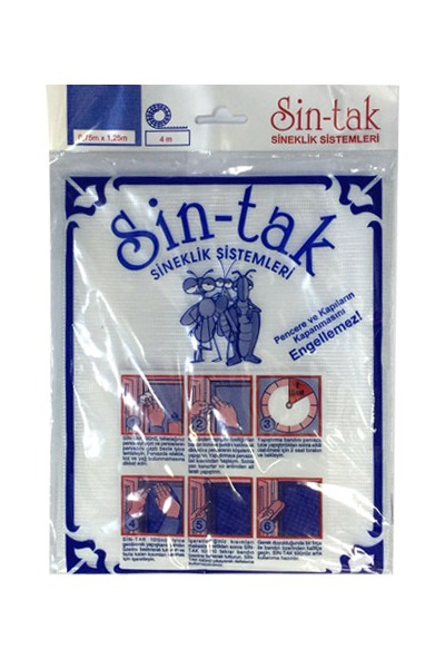 Sin-Tak Pratik Sineklik Pencere İçin - 0,75m x 1,2m