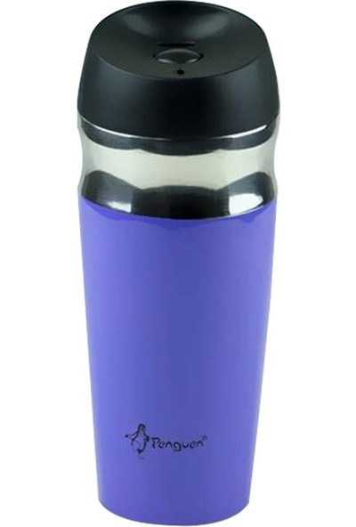 Penguen PNG 3028 Düğmeli Çelik Mug Termos 0.40 lt Penguen PNG 3028 Düğmeli Çelik Mug Termos 0.40 lt
