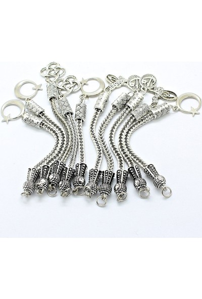 Tesbih Deposu 10 Adet Tesbih Püskülü - Tekli Püskül - 8 Cm