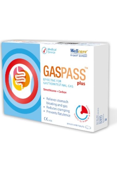 Wellcare Gaspass Plus 20 Tablet
