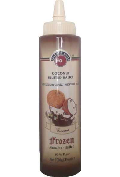 Fo Frozen Hindistan Cevizi Meyveli Sos %30 Gerçek Meyve Püresi 1000 Gr