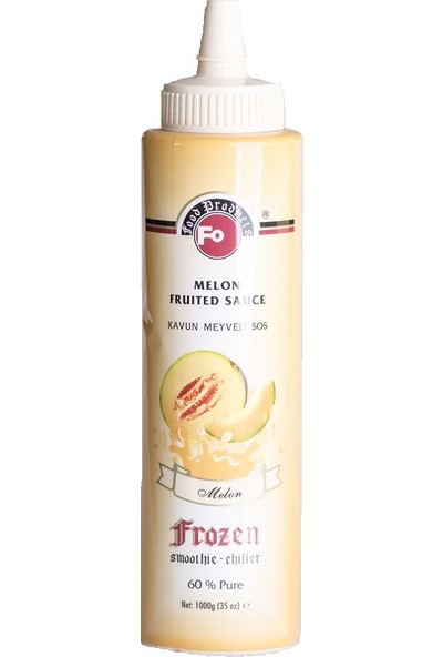 Fo Frozen Kavun Aromalı Püre 1000gr Fo Frozen Kavun Aromalı Püre 1000gr