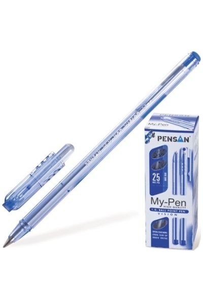 Pensan My Pen Vision Tükenmez Kalem Mavi 25li Pensan My Pen Vision Tükenmez Kalem Mavi 25li