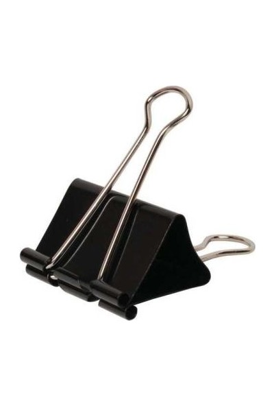 Kraf Binder Clips 15 Mm 415G 12Li Kraf Binder Clips 15 Mm 415G 12Li