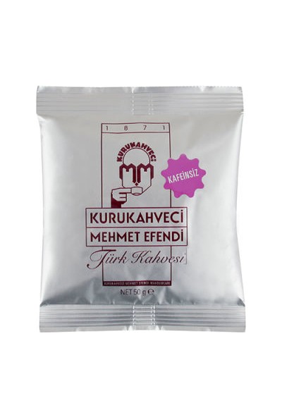 Kurukahveci Mehmet Efendi Kafeinsiz 50 gr Kurukahveci Mehmet Efendi Kafeinsiz 50 gr