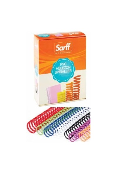 Sarff Pvc Helezon Spiral 10mm Beyaz Sarff Pvc Helezon Spiral 10mm Beyaz