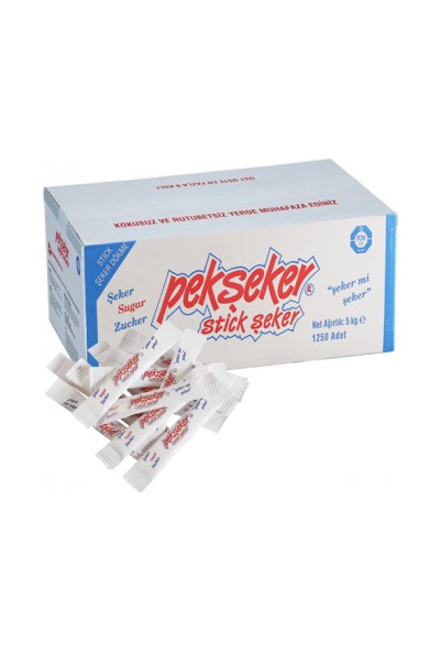 Pekşeker Stick Şeker 5kg 1250li