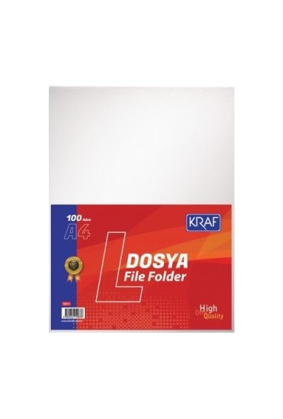 Kraf L Poşet Dosya 100lü