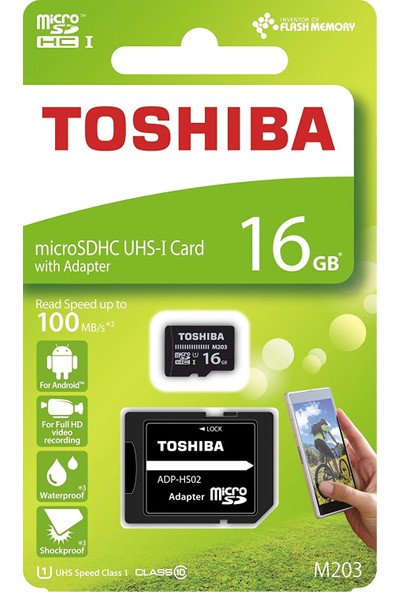 Toshiba 16Gb 100Mb/Sn Microsdhc™ Uhs-1 Class10 Excerıa Thn-M203K0160Ea Toshiba 16Gb 100Mb/Sn Microsdhc™ Uhs-1 Class10 Excerıa Thn-M203K0160Ea