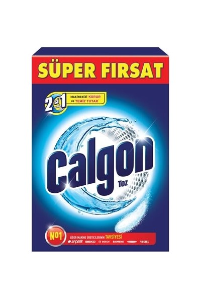 Calgon Çamaşır Makinesi Kireç Önleyici Toz 250 gr Calgon Çamaşır Makinesi Kireç Önleyici Toz 250 gr
