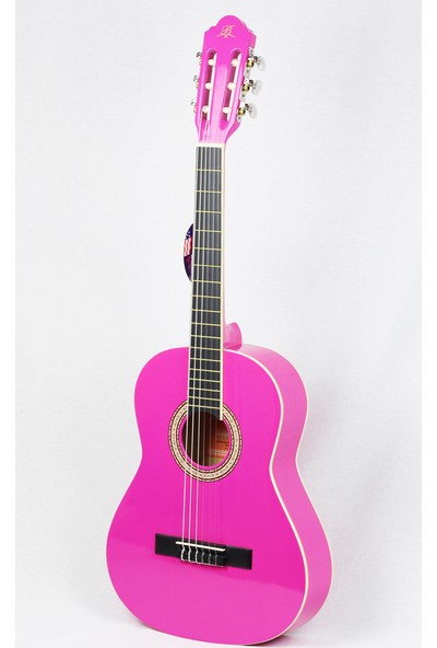 Barcelona Lc 3600 Pk Pembe 3/4 Klasik Gitar + Kılıf