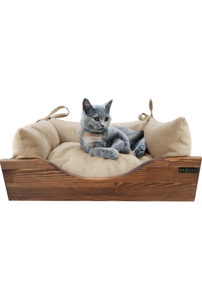 Bronza B-Wood Kedi-Köpek Yatağı Bronza B-Wood Kedi-Köpek Yatağı