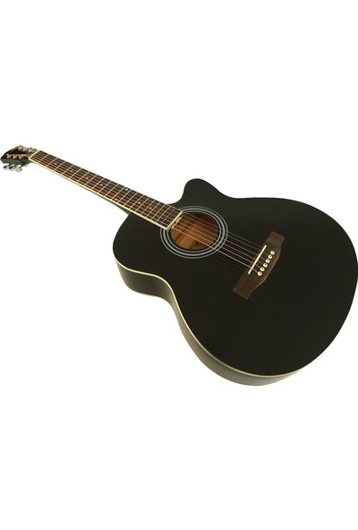 Segovia SGA40BK Cutaway Akustik Gitar