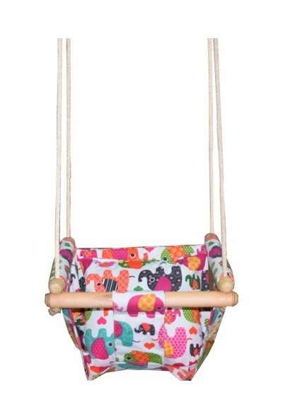 Hupim Filli Bebek Salıncağı Beşik - Ahşap Bebek Hamağı Hupim Filli Bebek Salıncağı Beşik - Ahşap Bebek Hamağı