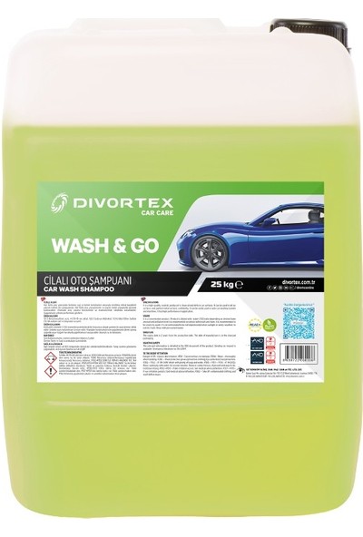 Divortex Wash & Go Oto Şampuanı 25 Kg. Divortex Wash & Go Oto Şampuanı 25 Kg.