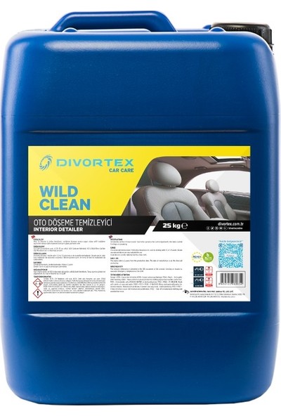 Divortex Wild Clean Döşeme ve Genel Temizlik Sıvısı 25 Kg