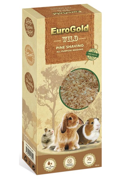 Eurogold Kemirgenler İçin Çam Talaşı 15 Lt 600 Gr