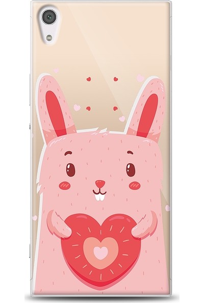 Eiroo Sony Xperia XA1 Ultra Bunny Baskılı Tasarım Kılıf