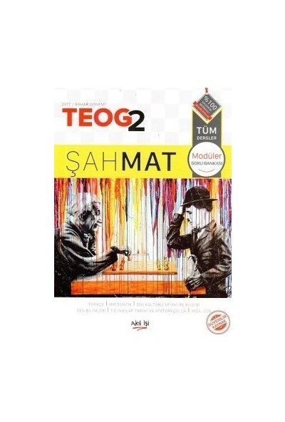 Akıl İşi Yayınları 8. Sınıf Teog 2 Şah Mat 6 Fasikül Tek Kitap Soru Bankası Akıl İşi Yayınları 8. Sınıf Teog 2 Şah Mat 6 Fasikül Tek Kitap Soru Bankası