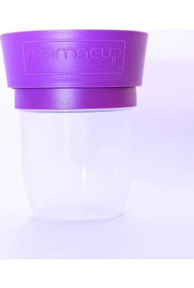 Mamacup Atıştırmalıklar İçin Dökülmez Kap Mor