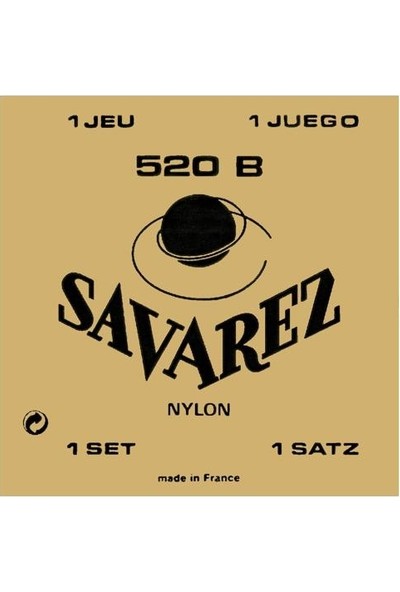 Savarez 520B Low Tension Klasik Gitar Teli Savarez 520B Low Tension Klasik Gitar Teli