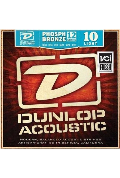 Jim Dunlop DAP1047J 12 Telli Akustik Gitar Teli (10-47) Jim Dunlop DAP1047J 12 Telli Akustik Gitar Teli (10-47)