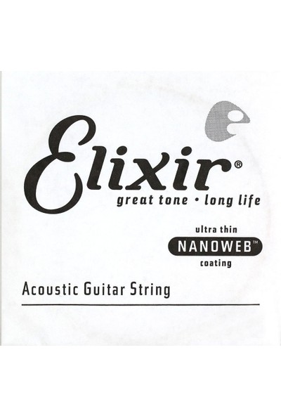 Elixir 15152 Nanoweb 80/20 Bronze Akustik Gitar Teli (52) Elixir 15152 Nanoweb 80/20 Bronze Akustik Gitar Teli (52)