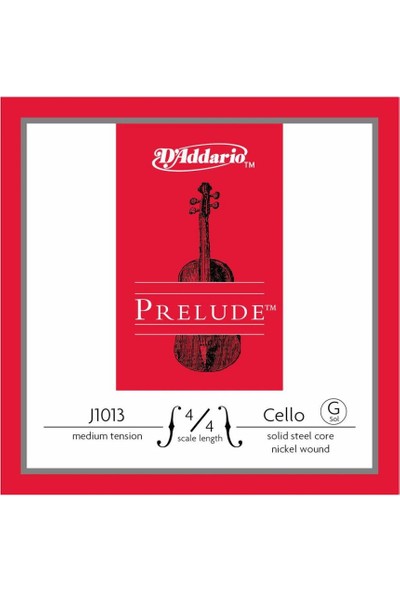 D'Addario J1013 4/4M Prelude G Çello Teli (Sol)