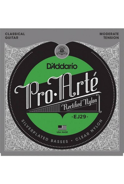 D'Addario EJ29 Pro-Arte Rectified Moderate Tension Klasik Gitar Teli D'Addario EJ29 Pro-Arte Rectified Moderate Tension Klasik Gitar Teli