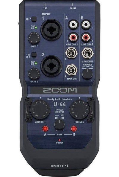 Zoom U-44 Handy Audio Interface Zoom U-44 Handy Audio Interface