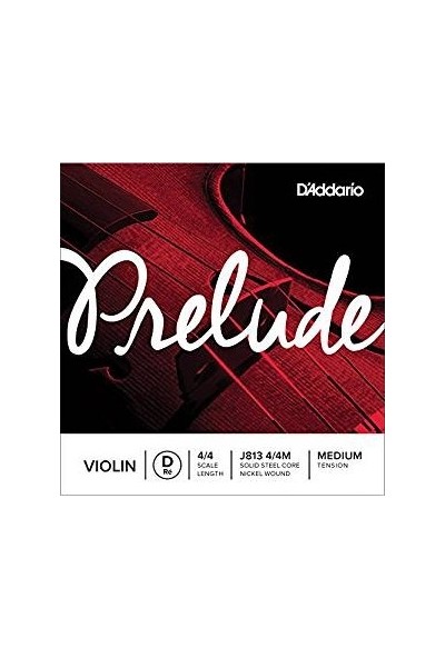 D'Addario J813 4/4M Prelude D Keman Teli (Re) D'Addario J813 4/4M Prelude D Keman Teli (Re)