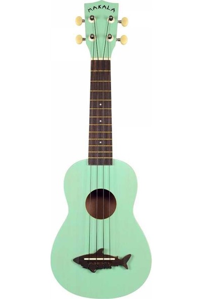 Kala Makala Shark Soprano Ukulele (Yeşil) Kala Makala Shark Soprano Ukulele (Yeşil)