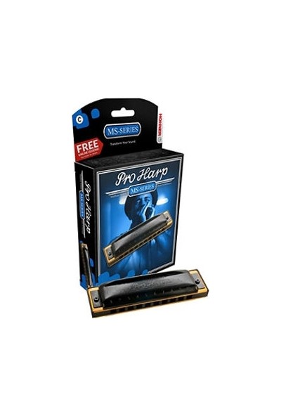 Hohner Pro Harp MS Serisi Harmonika (Si Majör) Hohner Pro Harp MS Serisi Harmonika (Si Majör)
