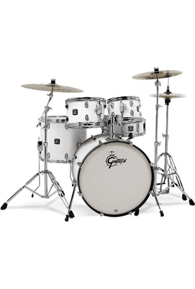 Gretsch GE4605W Energy Serisi 20 Inch 5 Parça Beyaz Davul Seti (Aksamlar Dahil) Gretsch GE4605W Energy Serisi 20 Inch 5 Parça Beyaz Davul Seti (Aksamlar Dahil)