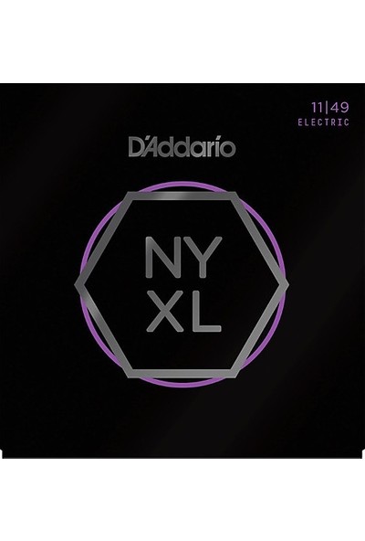D'Addario NYXL1149 Nikel Wound Elektro Gitar Teli (11-49) D'Addario NYXL1149 Nikel Wound Elektro Gitar Teli (11-49)